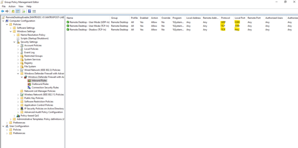 How to enable Remote Desktop by using Group Policies - .matrixpost.net