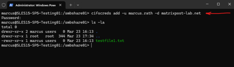 How to mount SMB Shares on Linux - .matrixpost.net
