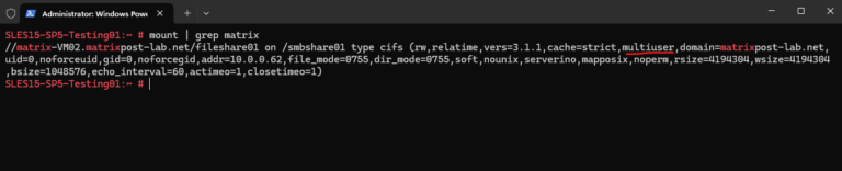How to mount SMB Shares on Linux - .matrixpost.net