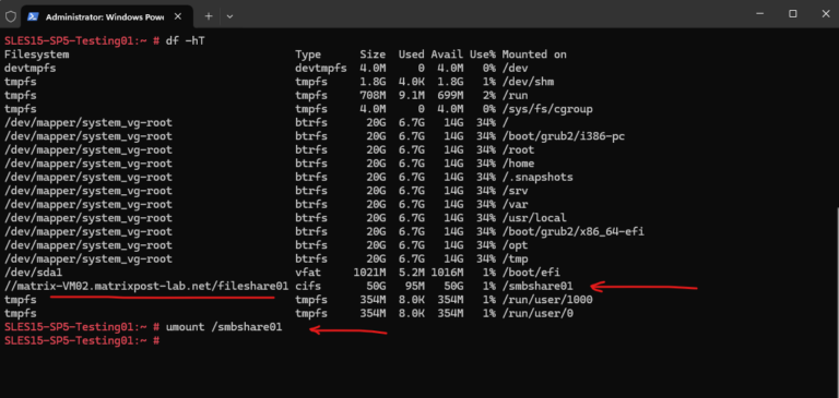 How to mount SMB Shares on Linux - .matrixpost.net