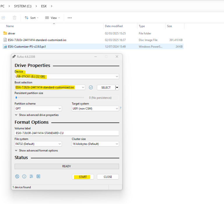 How To Create A Custom Esxi Boot Iso Image With Vmware Flings Usb