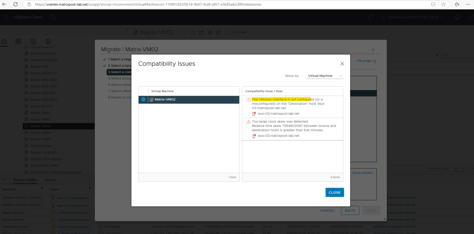 Advanced Cross vCenter Server vMotion (XVM) Capability - .matrixpost.net