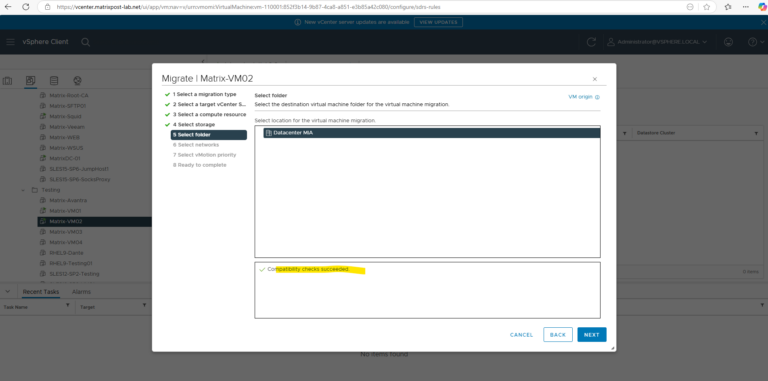 Advanced Cross vCenter Server vMotion (XVM) Capability - .matrixpost.net