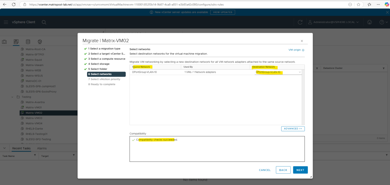 Advanced Cross vCenter Server vMotion (XVM) Capability - .matrixpost.net