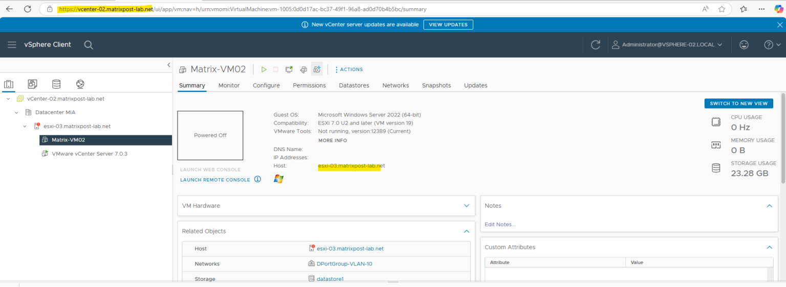 Advanced Cross vCenter Server vMotion (XVM) Capability - .matrixpost.net