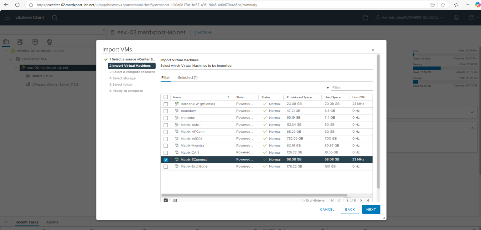 Advanced Cross vCenter Server vMotion (XVM) Capability - .matrixpost.net