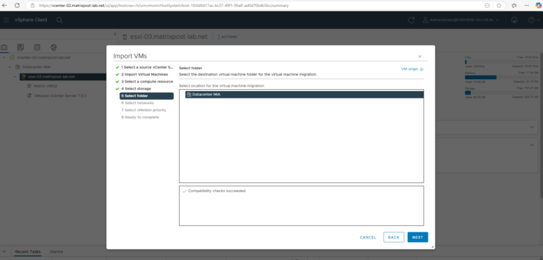 Advanced Cross vCenter Server vMotion (XVM) Capability - .matrixpost.net