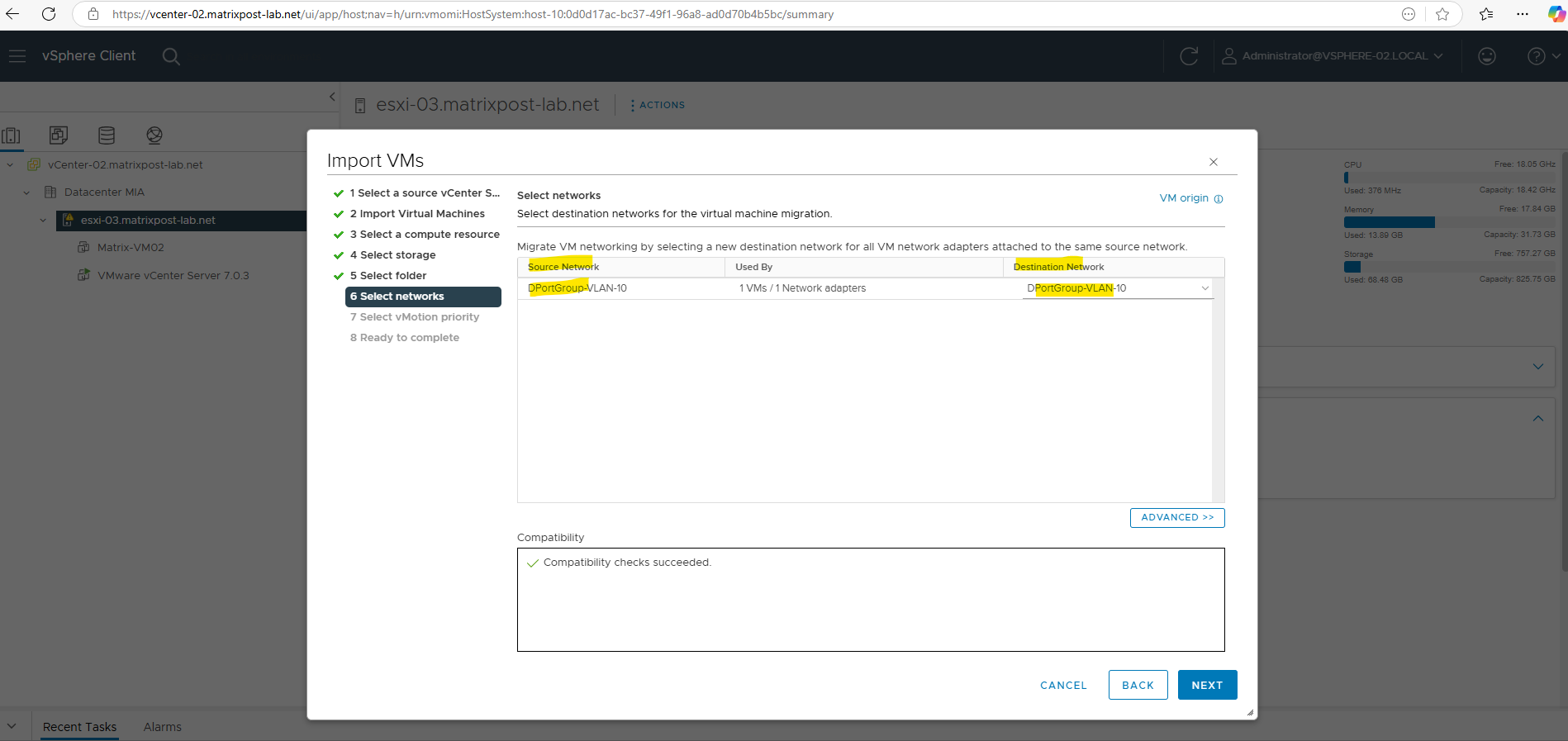 Advanced Cross vCenter Server vMotion (XVM) Capability - .matrixpost.net