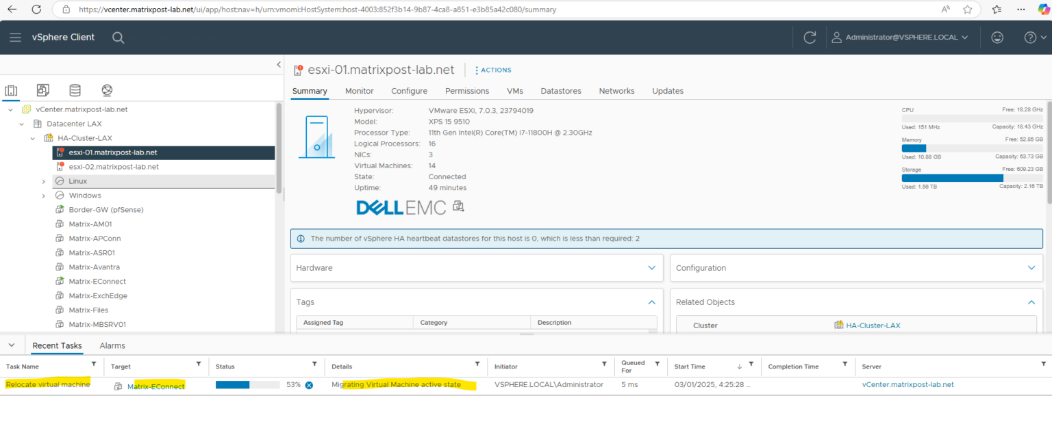 Advanced Cross vCenter Server vMotion (XVM) Capability - .matrixpost.net