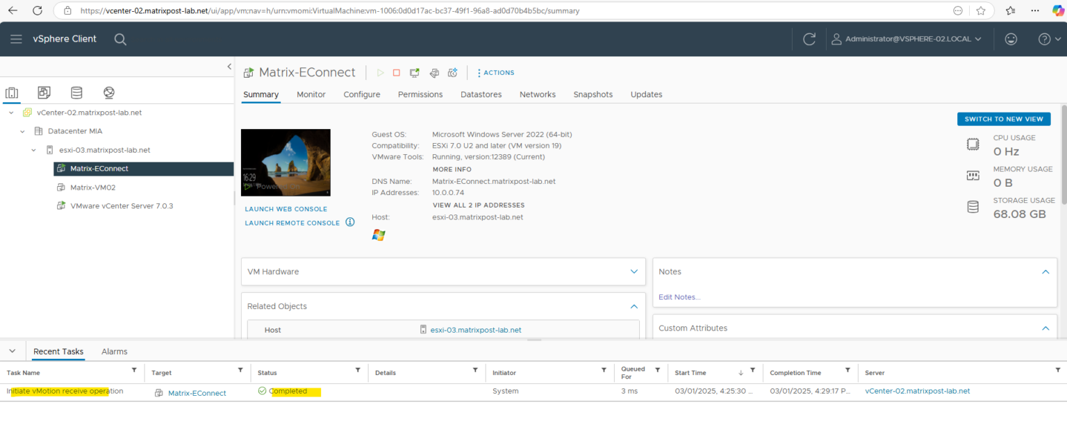 Advanced Cross vCenter Server vMotion (XVM) Capability - .matrixpost.net
