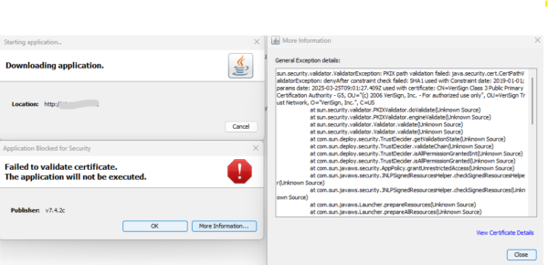 Troubleshooting Erros During The Execution Of Java Applets Using The