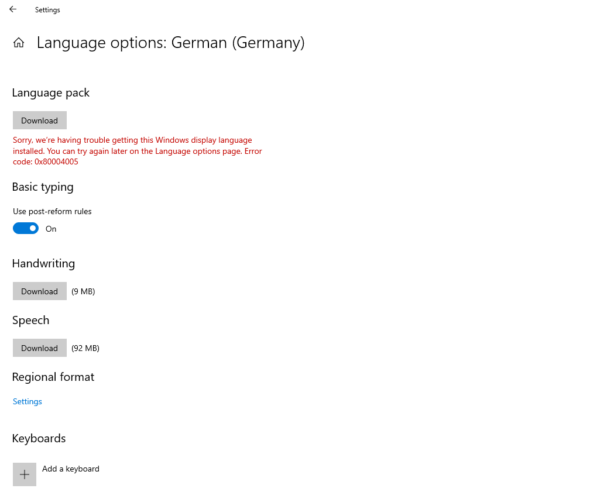 Adding Windows Display Language For Windows Server Without Internet Access