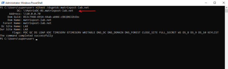Active Directory Cheat Sheet essential Commands - .matrixpost.net