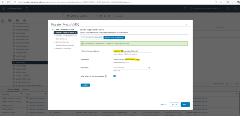 Advanced Cross vCenter Server vMotion (XVM) Capability - .matrixpost.net