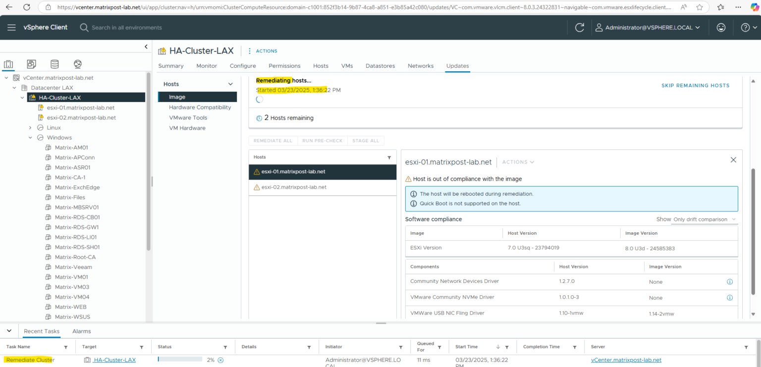 Mastering vSphere Lifecycle Management (vLCM) - .matrixpost.net