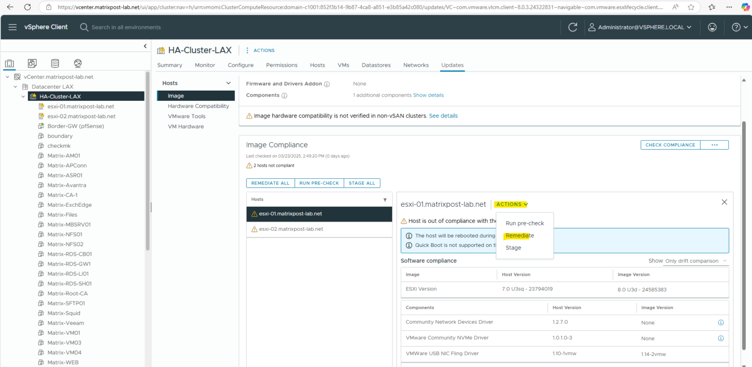Mastering vSphere Lifecycle Management (vLCM) - .matrixpost.net