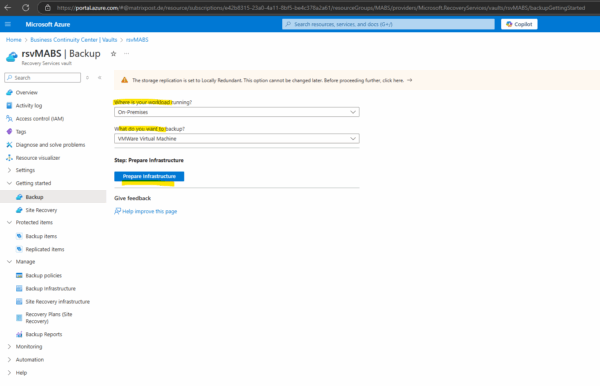 Back up VMware VMs with Azure Backup Server - .matrixpost.net