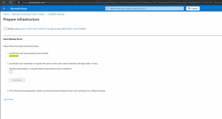 Back up VMware VMs with Azure Backup Server - .matrixpost.net