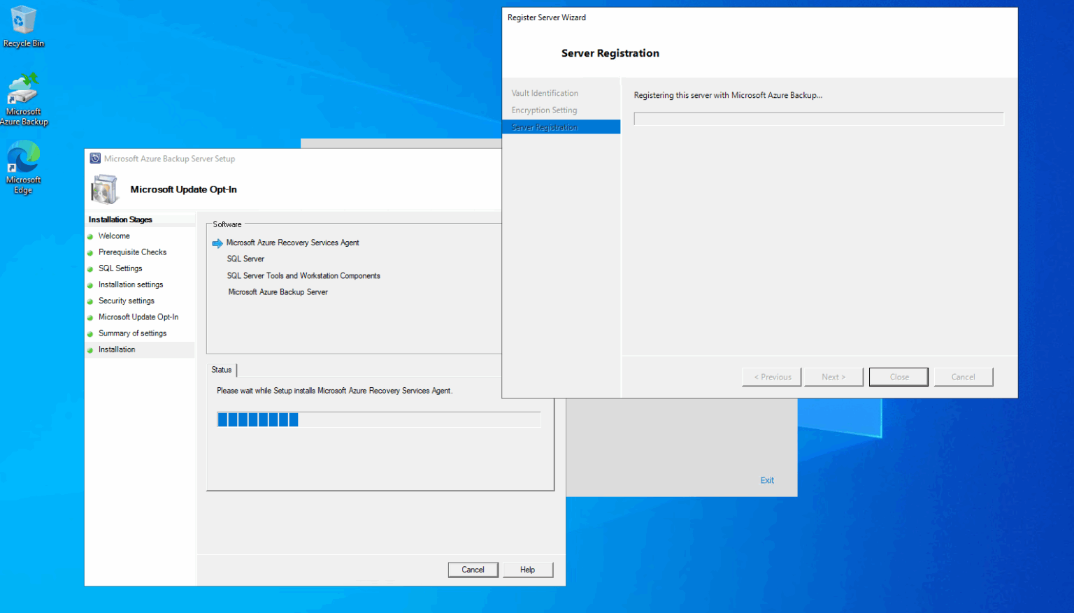 Back Up Vmware Vms With Azure Backup Server