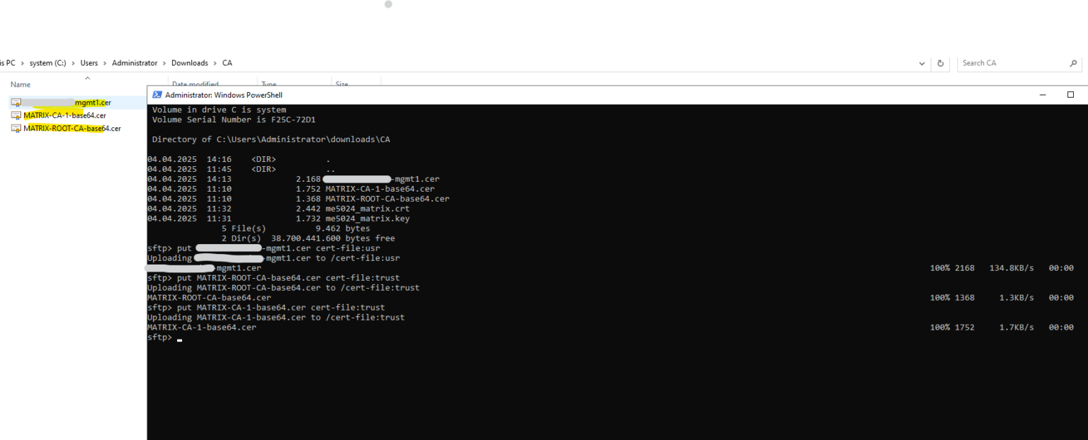 How to set up a Custom Certificate on the Dell PowerVault ME5024 ...