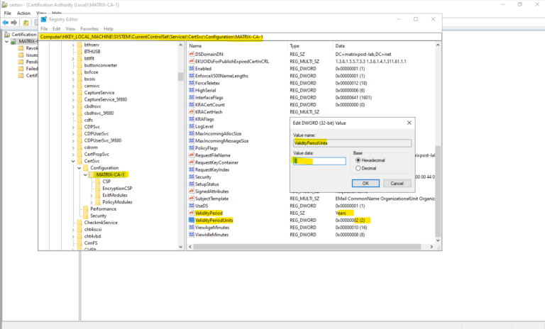 How to request a Certificate from an internal PKI (AD CS) by using the Certreq Command without ...