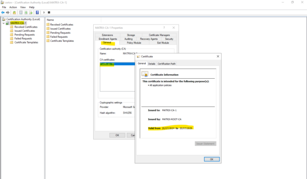 How to request a Certificate from an internal PKI (AD CS) by using the Certreq Command without ...