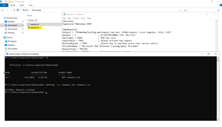 How to request a Certificate from an internal PKI (AD CS) by using the ...
