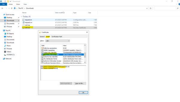 How to request a Certificate from an internal PKI (AD CS) by using the ...