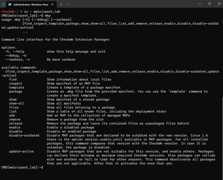 How to install Checkmk Extension Packages (MKPs) - .matrixpost.net