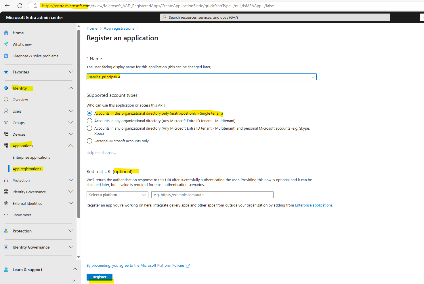 Introduction to Azure Service Principals – How to create and how to use them - .matrixpost.net