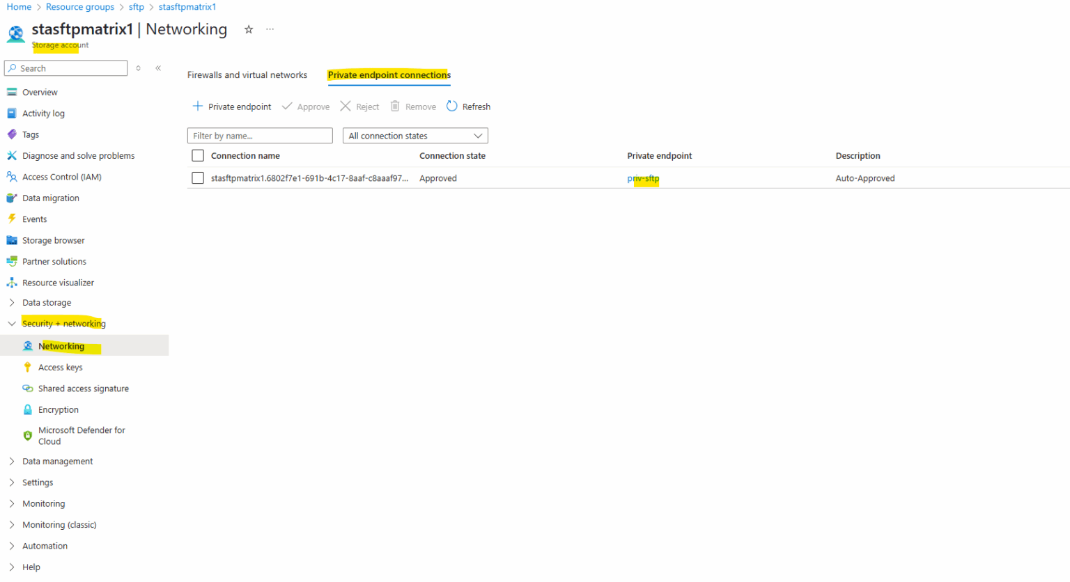 Set Up An Azure Storage Account And Blob Storage For Sftp Access By Using A Private Endpoint