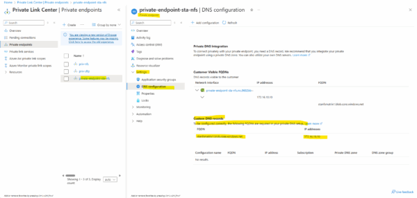 Set Up An Azure Storage Account And Blob Storage For Nfs Access By Using A Private Endpoint