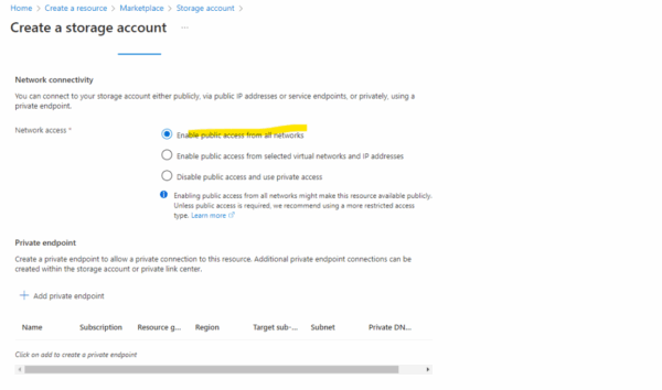 Set up an Azure Storage Account and Blob Storage for SFTP Access by ...