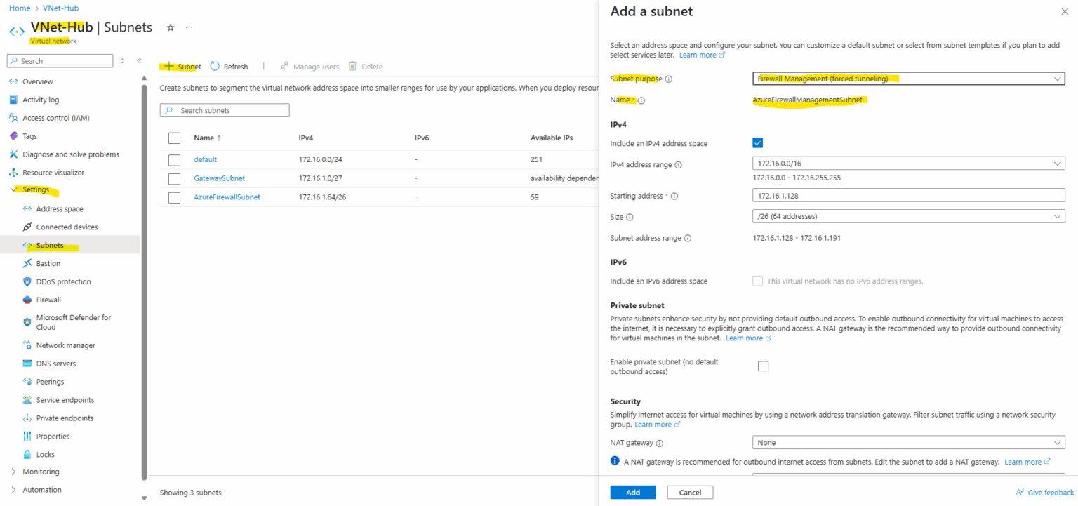 Mastering Azure Firewall Forced Tunneling Configuration - .matrixpost.net