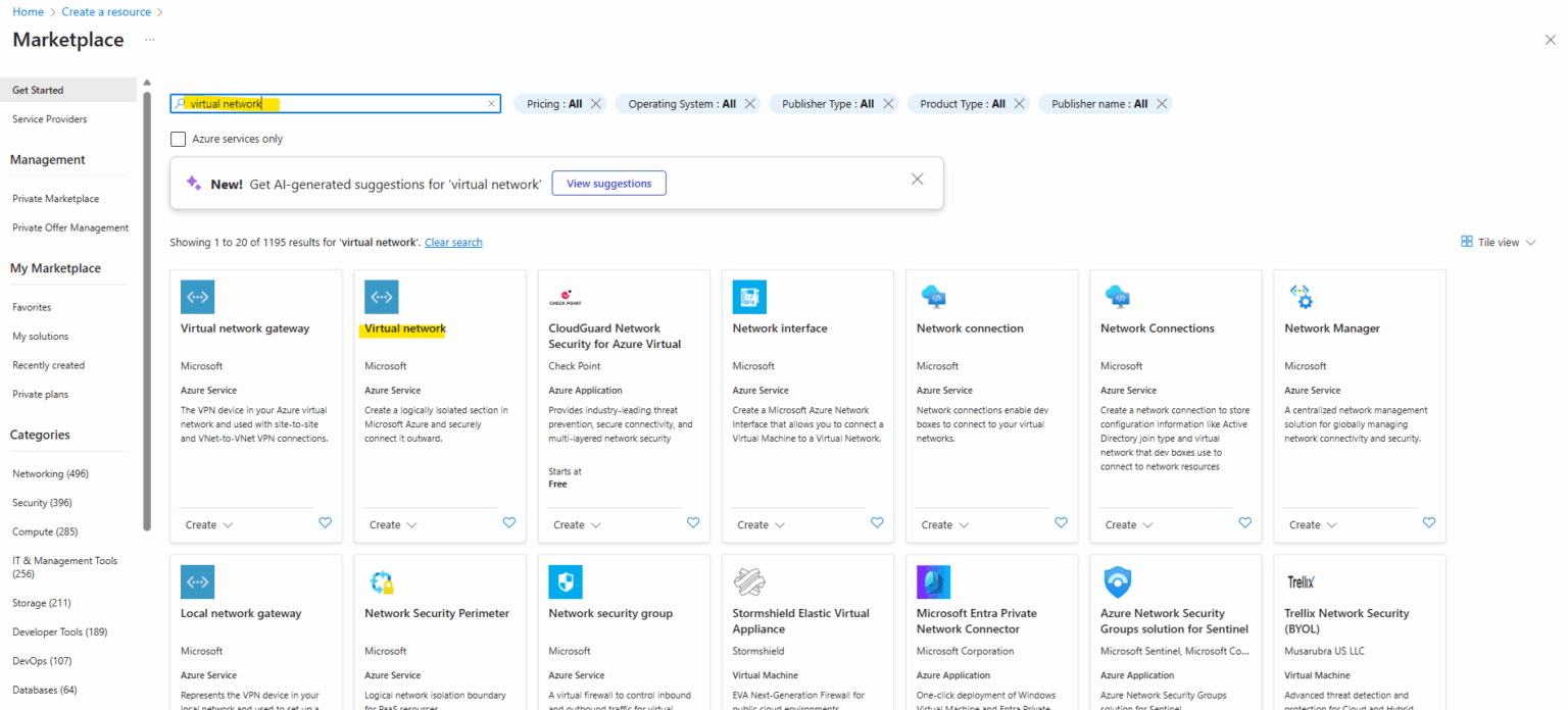 Set Up An Azure Hub Spoke Network Architecture By Using Azure Firewall