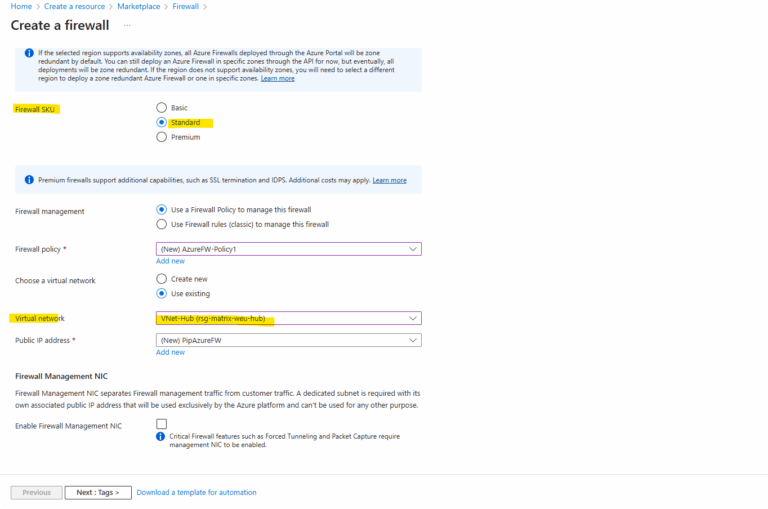 Set up an Azure Hub-Spoke Network Architecture by using Azure Firewall ...