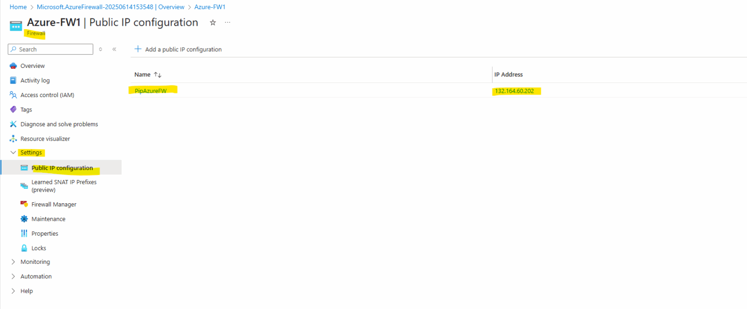 Set Up An Azure Hub Spoke Network Architecture By Using Azure Firewall