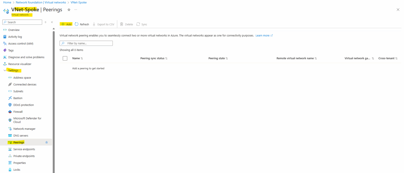 Set Up An Azure Hub Spoke Network Architecture By Using Azure Firewall