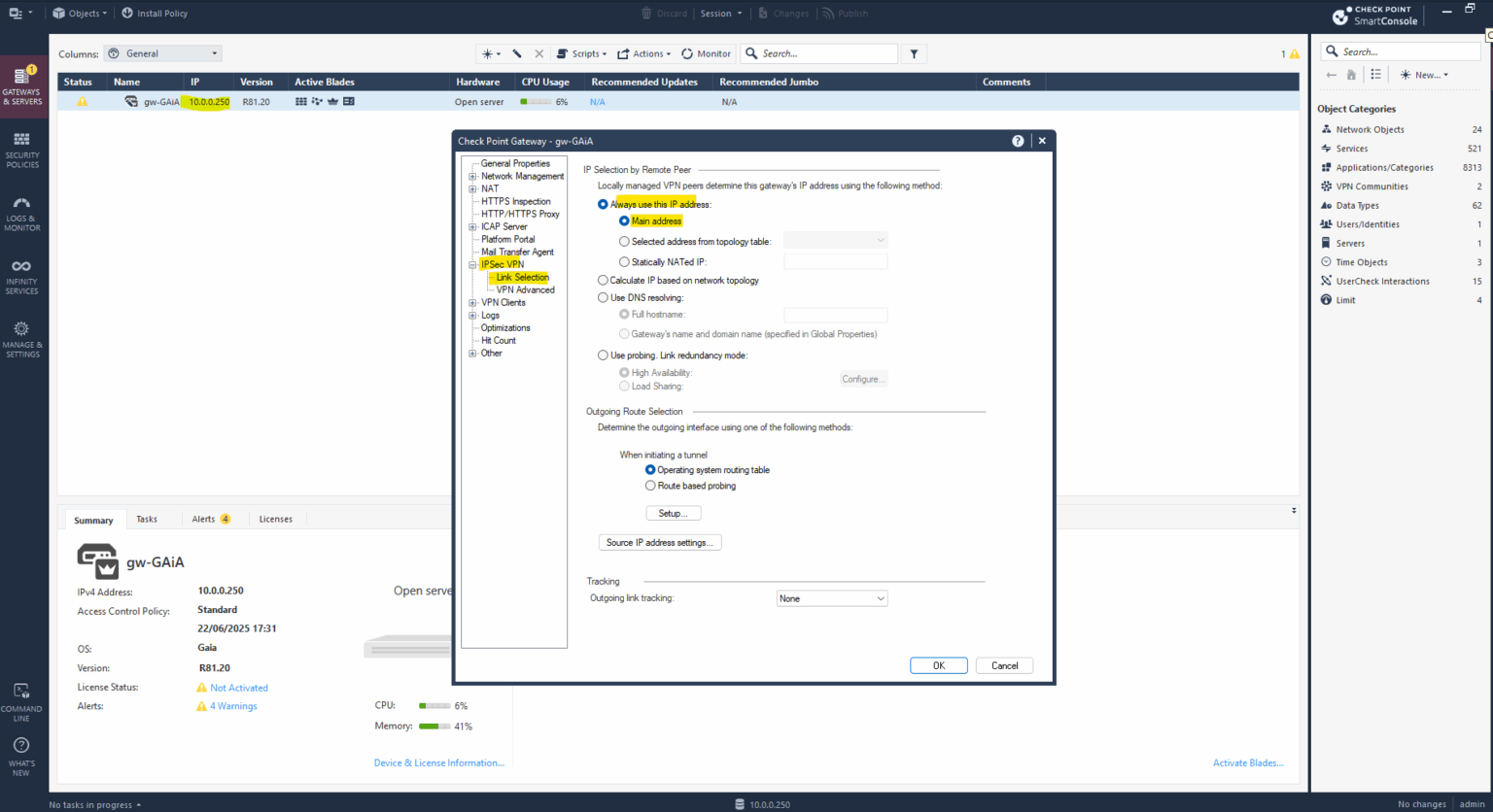 Step-by-Step Guide: Setting up a route-based S2S IPSec VPN Tunnel ...