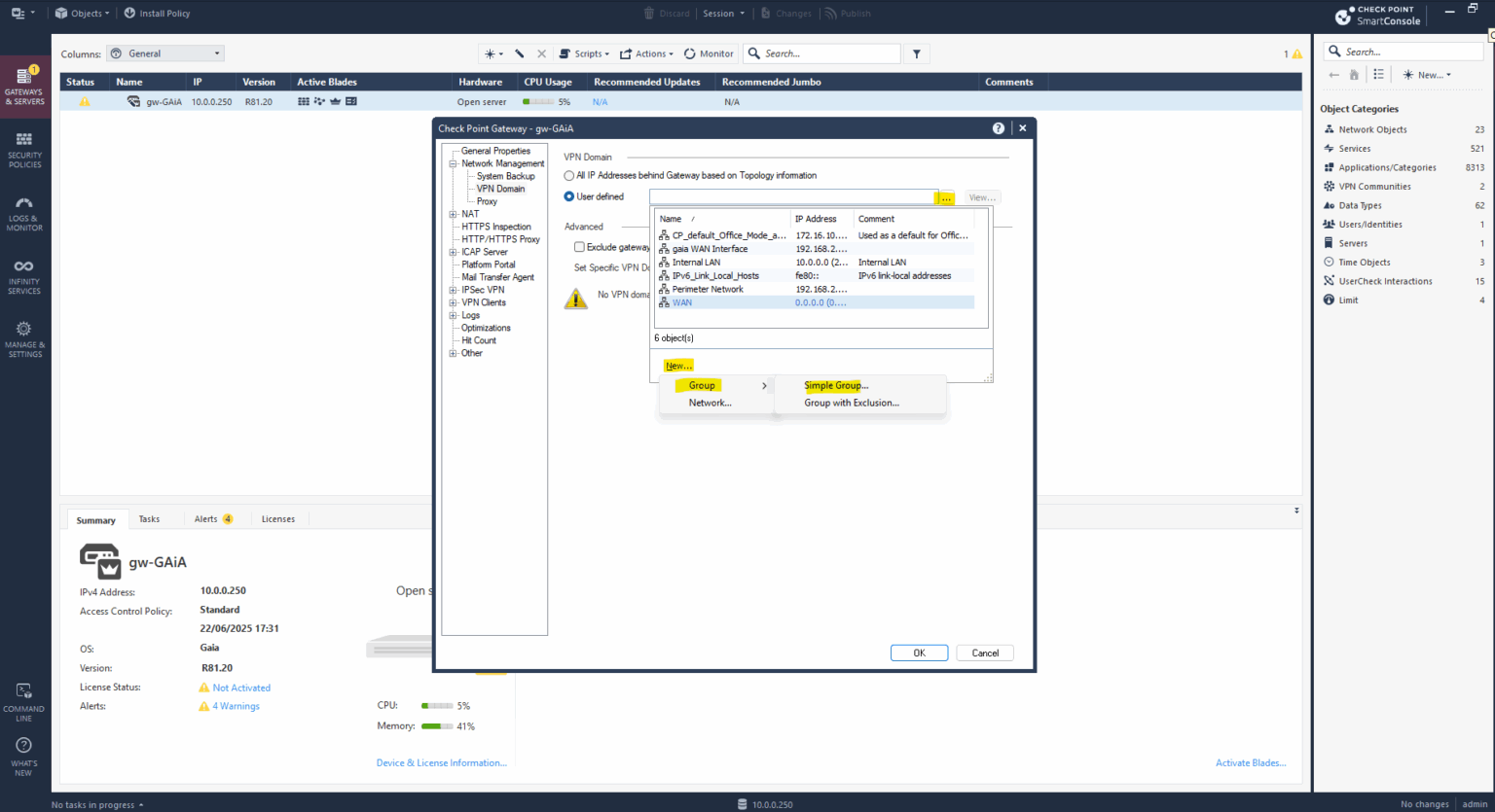 Step-by-Step Guide: Setting up a route-based S2S IPSec VPN Tunnel ...
