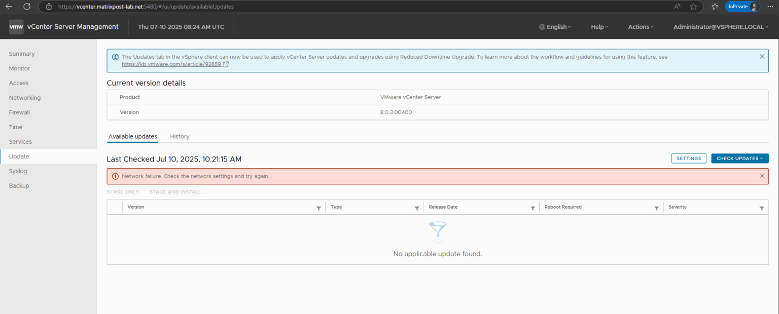 VMware Public Patch Repository URLs were deprecated as of April 23 ...