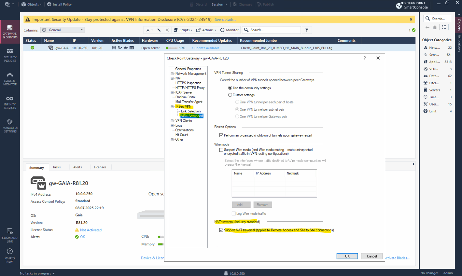 Step-by-Step Guide: Setting up a route-based S2S IPSec VPN Tunnel between Azure and On-Premise ...