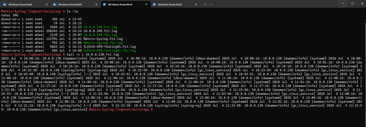 Set up a Central Log Server with syslog-ng daemon on SUSE Linux Enterprise Server - .matrixpost.net