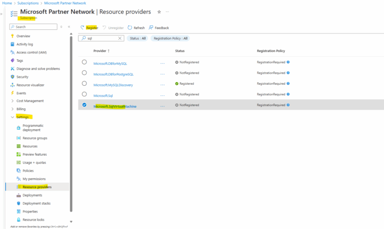 Register SQL Server Installation with Azure and using Azure Update ...