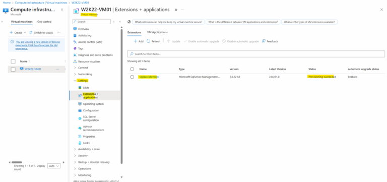 Register Sql Server Installation With Azure And Using Azure Update Manager For Patching
