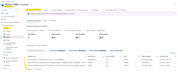 Register Sql Server Installation With Azure And Using Azure Update