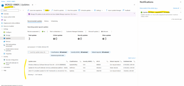 Register SQL Server Installation with Azure and using Azure Update ...
