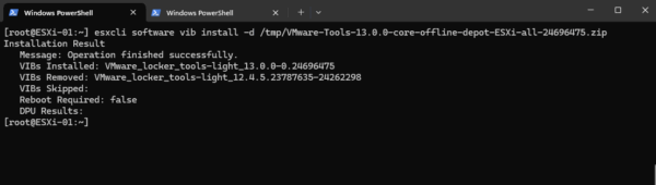Upgrade VMware Tools across vSphere by using the Offline Bundle - .matrixpost.net