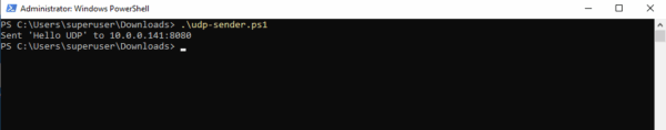 Simple UDP Messaging in PowerShell or Ncat: Build your own Listener and Sender - .matrixpost.net