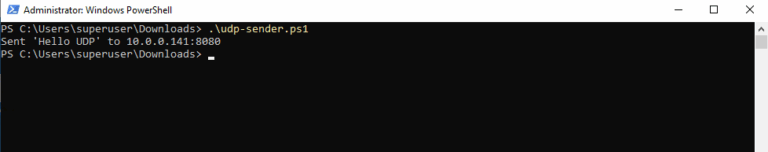 Simple UDP Messaging in PowerShell or Ncat: Build your own Listener and Sender - .matrixpost.net